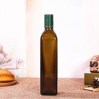China Recyclable Square 500ml Olive Oil Storage Containers for sale