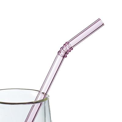 China Screen Printing Glass Drinking Straws for sale