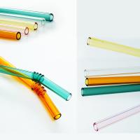 China Screen Printing Glass Drinking Straws for sale