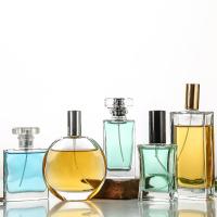China Silk Printing Glass Perfume Aluminum Spray Bottle for sale