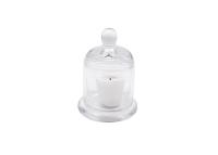 China Transparent Candle Making 8cm 10.5cm Empty Glass Jars for sale