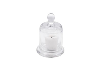 China Transparent Candle Making 8cm 10.5cm Empty Glass Jars for sale