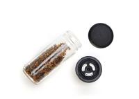 China Chili Shaker Kitchen 90ml Empty Glass Jars With Shaker Lid for sale
