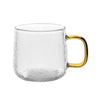 China Eco Friendly Speckled Striped 250ml Personalized Glass Cup for sale