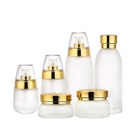 China Customized Logo Cosmetic Packaging Empty Glass Jars for sale