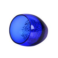 China Blue Speckled Coke 360ml Cadmium Free Water Glass Cup for sale