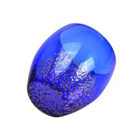 China Blue Speckled Coke 360ml Cadmium Free Water Glass Cup for sale