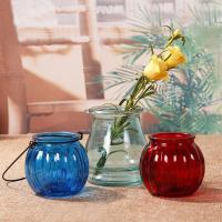 China Individual Pumpkin Hanging Basket Decorative Flower Vase for sale
