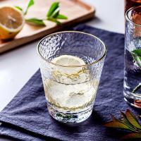 China Non Slip Cadmium Free 300ml Glass Drinking Juice Cups for sale