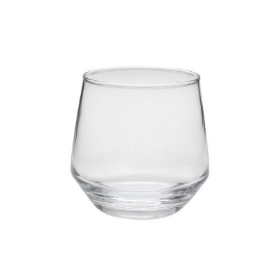 China SGS Ice Cream BPS Free 330ml Engraved Glass Coffee Mugs for sale
