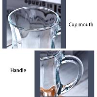 China BPA Free Clear 150ml Classic Deluxe Glass Printed Cup for sale