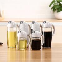 China H20.5cm Acrylic Housing 500ml Glass Olive Oil Bottle for sale