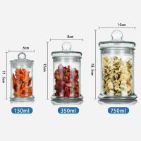 China 2500ml Spice Storage Borosilicate Wide Mouth Glass Jars for sale