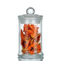 China 2500ml Spice Storage Borosilicate Wide Mouth Glass Jars for sale