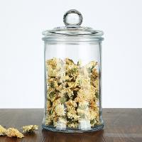 China 2500ml Spice Storage Borosilicate Wide Mouth Glass Jars for sale