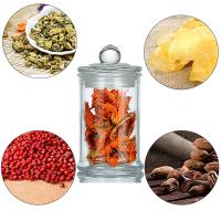 China 2500ml Spice Storage Borosilicate Wide Mouth Glass Jars for sale