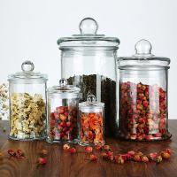 China 2500ml Spice Storage Borosilicate Wide Mouth Glass Jars for sale