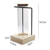 China FDA Dried Fruits 1000ml Glass Sealed Display Bottle for sale