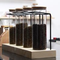 China FDA Dried Fruits 1000ml Glass Sealed Display Bottle for sale