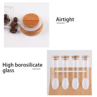 China 1000ml Hygienic Candies Borosilicate Glass Storage Tank for sale