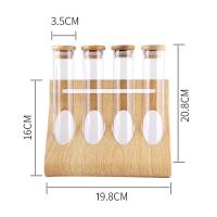 China 1000ml Hygienic Candies Borosilicate Glass Storage Tank for sale