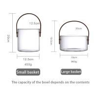 China 450g Screen Printing 1000ml Wide Mouth Storage Jars for sale