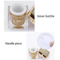 China 120ml Essential Oil Gold Deluxe Cosmetic Glass Bottles for sale