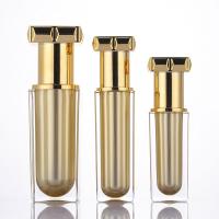 China 120ml Essential Oil Gold Deluxe Cosmetic Glass Bottles for sale