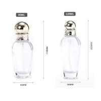 China OEM Essence Oil 60ml 120ml Cosmetic Glass Bottles for sale