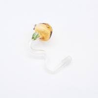 China Drinking Curved Inhale Bent Mushroom Head Hookah Pipe for sale