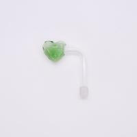 China Drinking Curved Inhale Bent Mushroom Head Hookah Pipe for sale