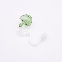 China Drinking Curved Inhale Bent Mushroom Head Hookah Pipe for sale