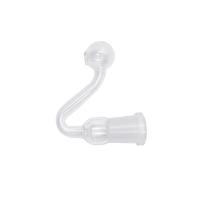 China SGS FDA Transparent Inhale Borosilicate Glass Hookah Pipe for sale