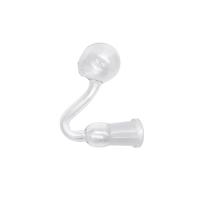 China SGS FDA Transparent Inhale Borosilicate Glass Hookah Pipe for sale