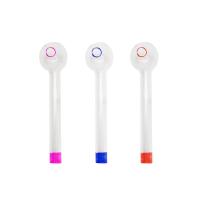 China Round Head Clear Inhale Borosilicate Glass Smoke Tube for sale