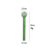 China Round Head Clear Inhale Borosilicate Glass Smoke Tube for sale