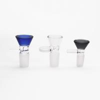 China 300℃ Inhale Smoke Funnel Shaped Glass Drinking Straws for sale