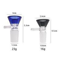 China 300℃ Inhale Smoke Funnel Shaped Glass Drinking Straws for sale