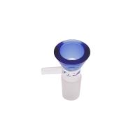 China 300℃ Inhale Smoke Funnel Shaped Glass Drinking Straws for sale