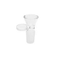 China 300℃ Inhale Smoke Funnel Shaped Glass Drinking Straws for sale