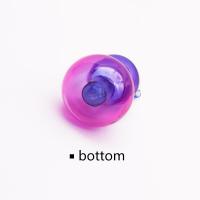 China Borosilicate 150℃ Purple Gourd Shaped Glass Hookah Pipe for sale
