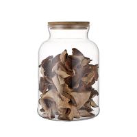 China 3800ml Wide Mouth Blown Borosilicate Glass Storage Tank for sale