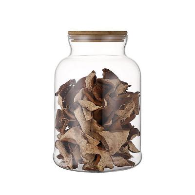 China 3800ml Wide Mouth Blown Borosilicate Glass Storage Tank for sale