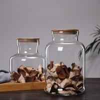 China 3800ml Wide Mouth Blown Borosilicate Glass Storage Tank for sale