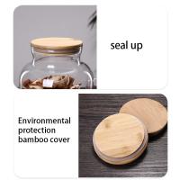 China 3800ml Wide Mouth Blown Borosilicate Glass Storage Tank for sale