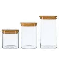 China Lead Free 650ml Borosilicate Wide Mouth Food Jar for sale