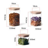 China Lead Free 650ml Borosilicate Wide Mouth Food Jar for sale