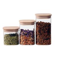 China Lead Free 650ml Borosilicate Wide Mouth Food Jar for sale