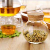 China SGS Lead Free Borosilicate Glass Wide Mouth Storage Jars for sale