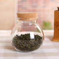 China SGS Lead Free Borosilicate Glass Wide Mouth Storage Jars for sale